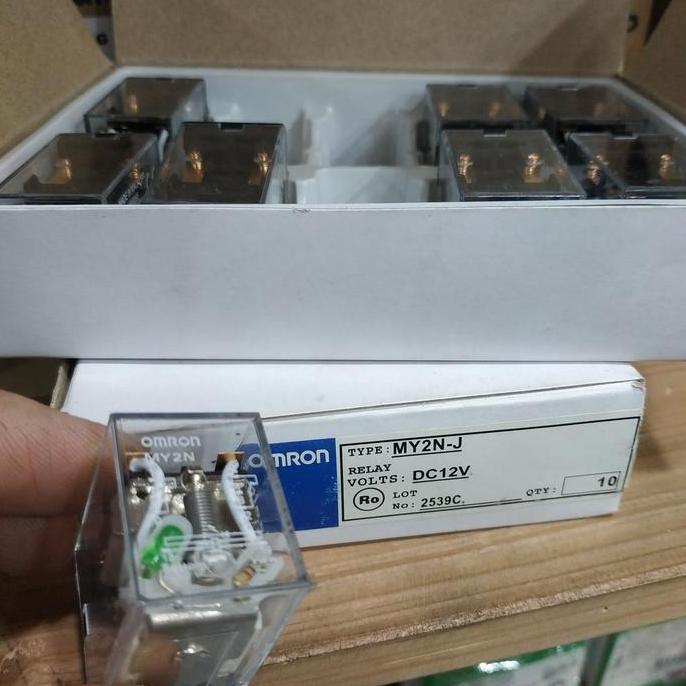 Jual relay omron original type my2/my2n original 12vdc 8kaki /relay ...
