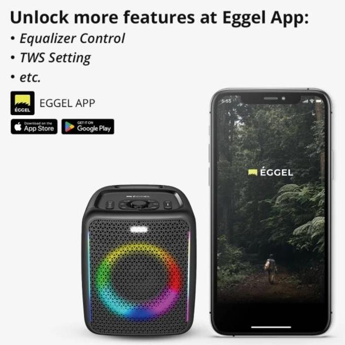 Jual TERBARU - Eggel Fortis 2 II Portable Party Box Speaker Bluetooth ...