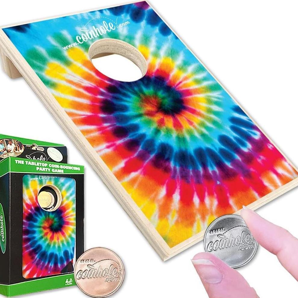Jual Coinhole Desktop Coin Bouncing Party Game Set | Tabletop Cornhole ...