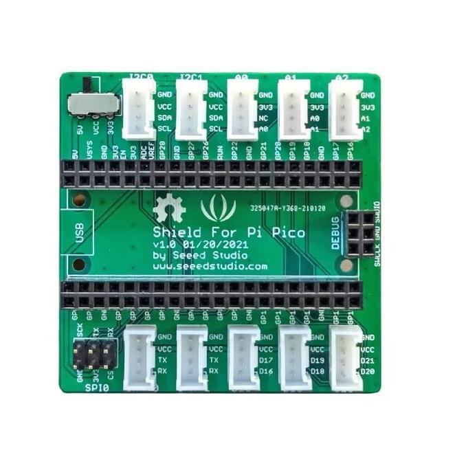 Jual OPTION-4 : Raspberry Pi PICO WH + Grove Shield + USB Cable ...