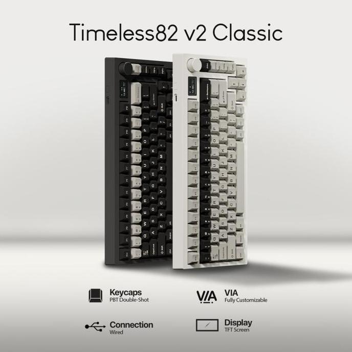 Jual Noir Timeless82 V2 / Timeless 82 V2 Classic Edition 75% Mechanical ...