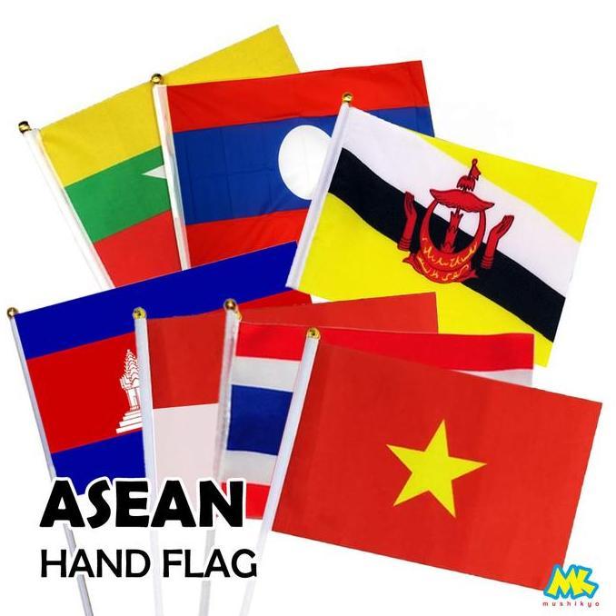 Jual Bendera Tangan Negara Asean / Hand Waving Flag | Shopee Indonesia