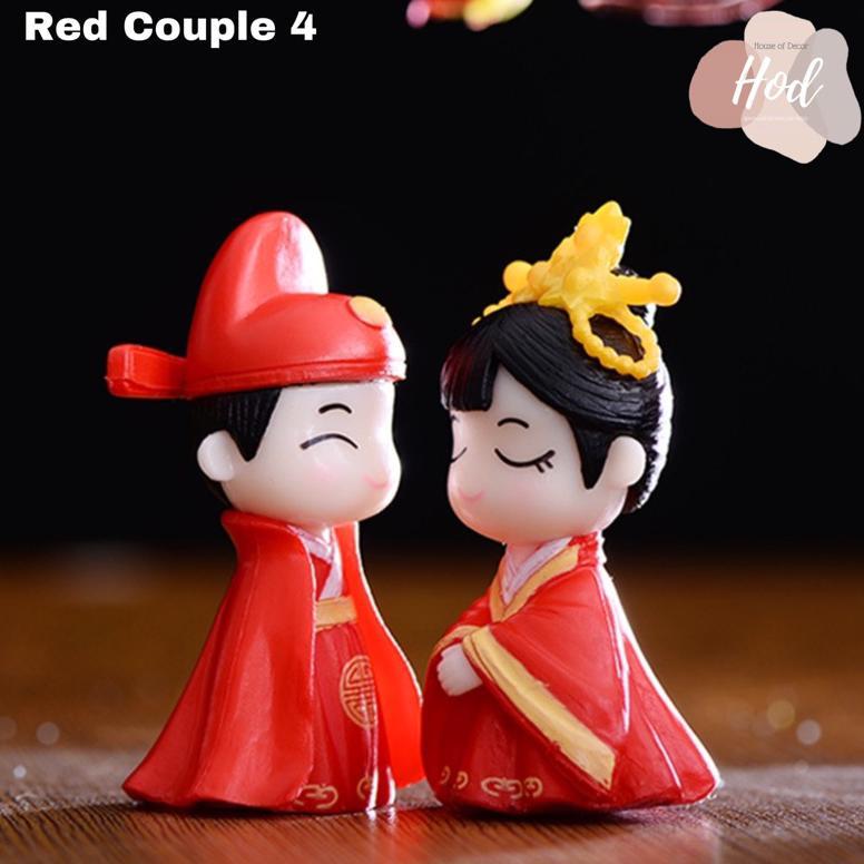 Jual Gradeori Topper Red Couple Set Hiasan Kue Anniversary Birthday ...