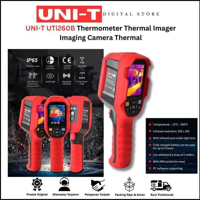 Jual UNI-T UTi260B Thermometer Thermal Imager Imaging Camera Thermal ...