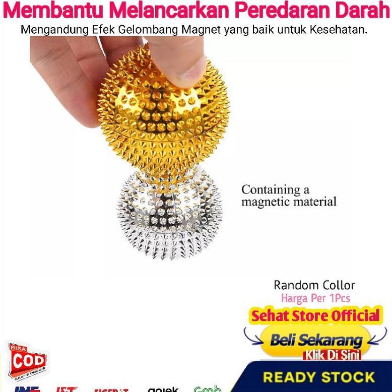 Jual Sale Bola Magnet Terapi Telapak dan Jari Tangan Alat Pijat ...