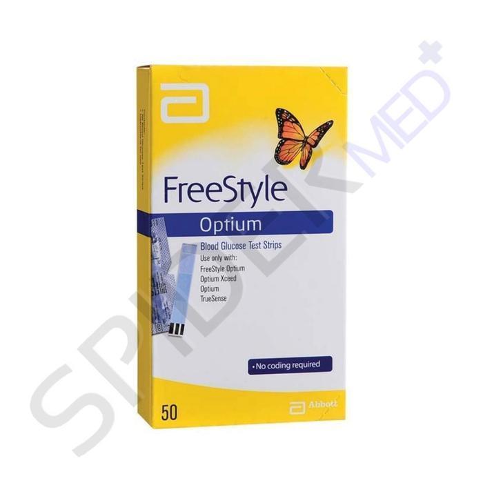 Jual Abbott FreeStyle Optium Glucose Strip / Strip Gula Freestyle ...