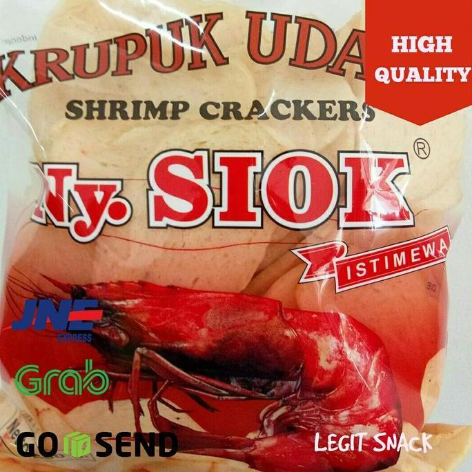 Jual KERUPUK UDANG NY.SIOK / KRUPUK NY SIOK OVAL BULAT READY GOJEK ...