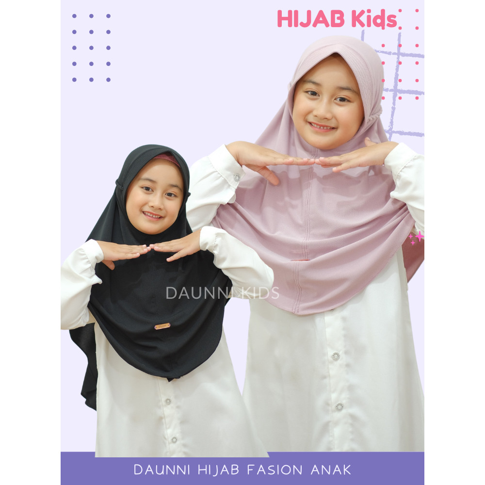 Jual DAUNNI - AUREL | JILBAB ANAK BERGO JERSEY AZHANA AIRFLOW HIJAB ...