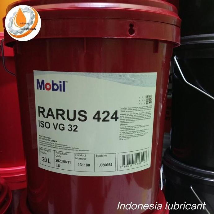 Jual Mobil Rarus 424 Compressor Oil Iso Vg 32 Pail 20 Liter | Shopee ...