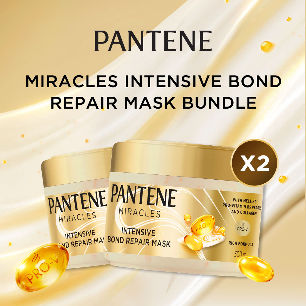 Jual [BUNDLE DUO] PANTENE Miracles Intensive Bond Repair Hair Mask ...