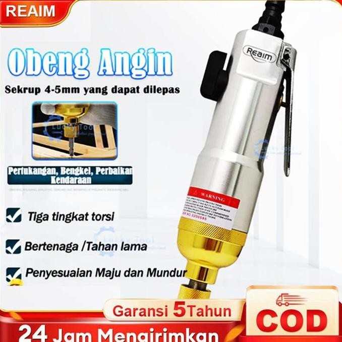 Jual SINISTER- REAIM 1/4" Air Impact Screwdriver (Obeng Angin) - High ...