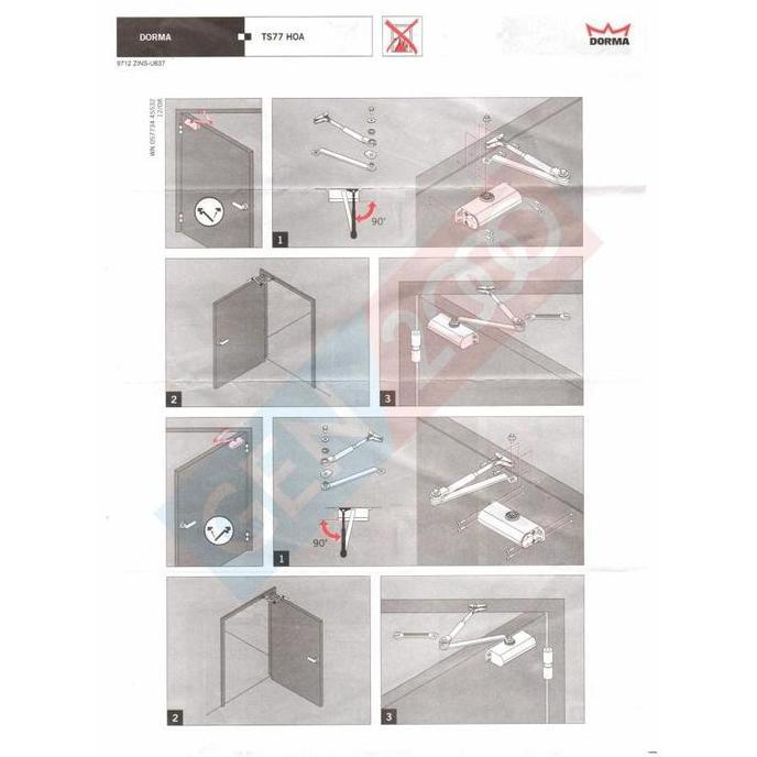 Jual Door Closer Ts 77 Dorma Hold Open Arm Penutup Dan Penahan Pintu ...
