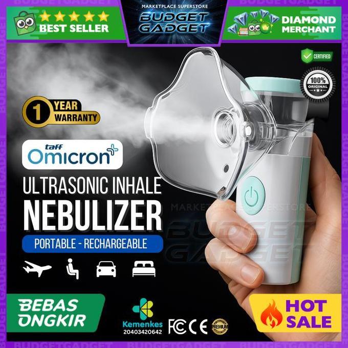 Jual RORONOA TaffOmicron Nebulizer Alat Uap Terapi Pernapasan Handheld ...