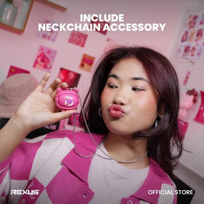 Jual Rexus TWS NA-11 Lotso Edition Earphone Bluetooth 5.3 Stereo Sound ...