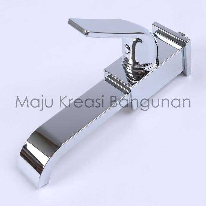 Jual Promo Kran PVC Chrome SOLIGEN A1 Wastafel Keran Air Tembok Plastik ...