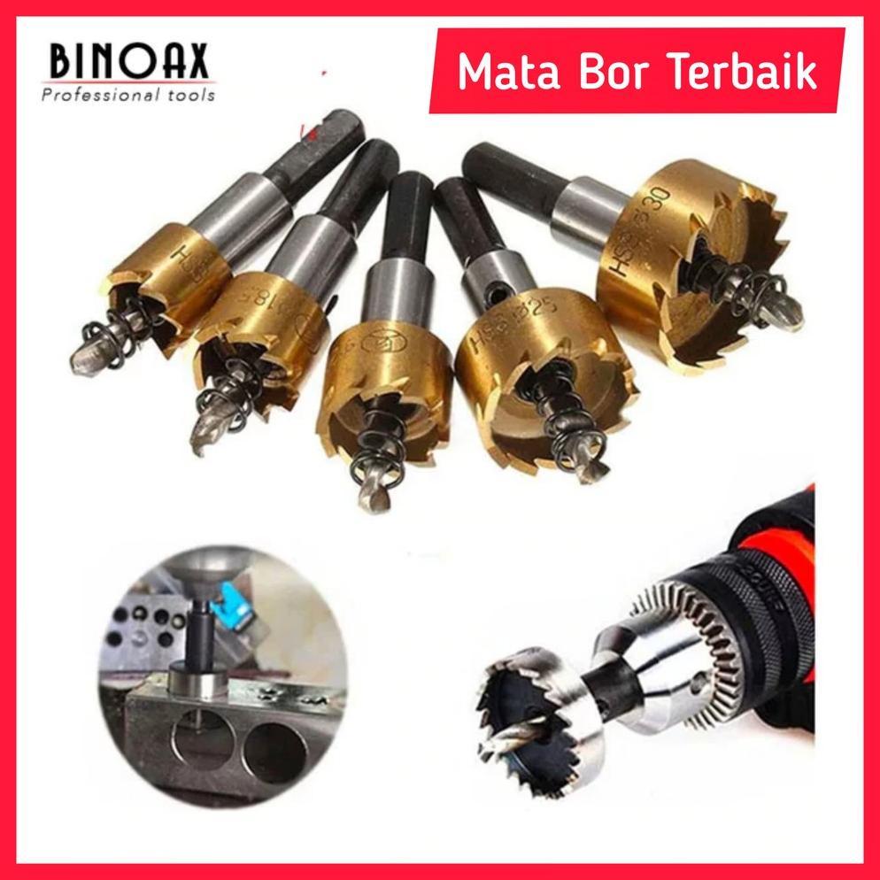 Jual Skyline Style Mata Bor Besi Lubang Plong Holso Hole Saw Set 5 Pcs ...