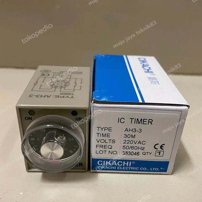 Jual CKC/CIKACHI TIMER AH3-3 (10S,30S,60S,3M,6M,30M,60M) | Shopee Indonesia