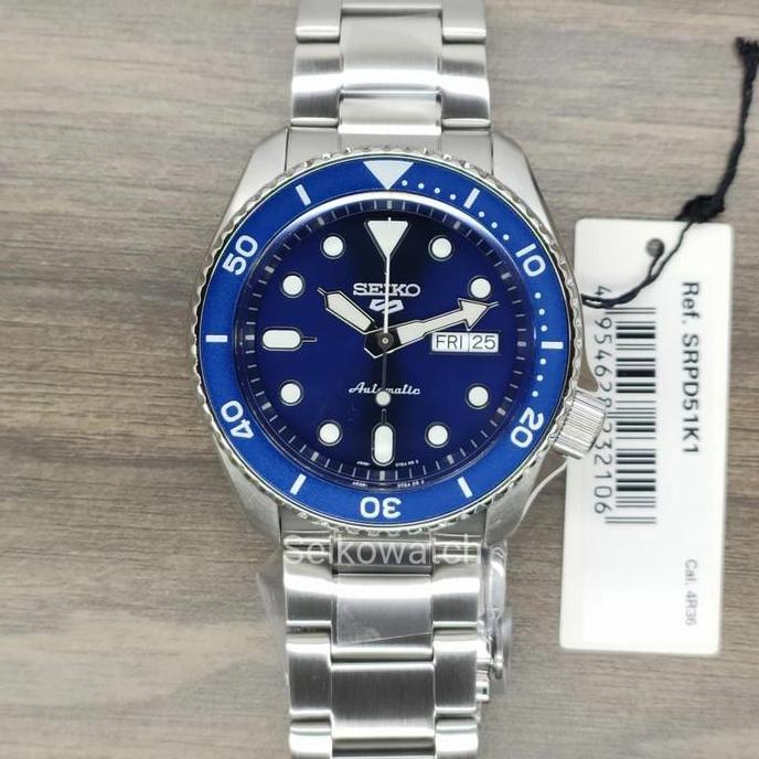 Jual Promo Seiko 5 Sports SRPD51K1 Automatic movt Man WR100M Srpd51 COD ...