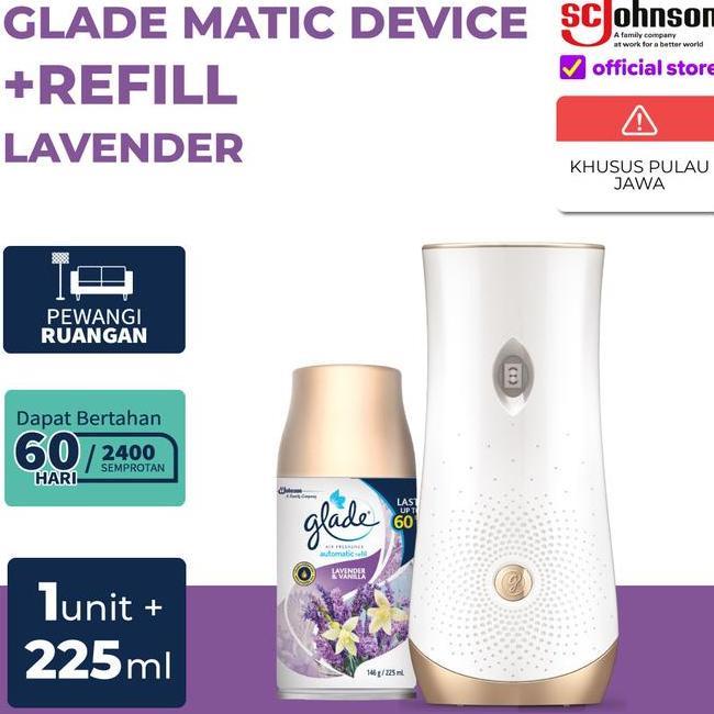 Jual Glade Matic Device Spray Refill Lavender Pewangi Ruangan Pengharum ...