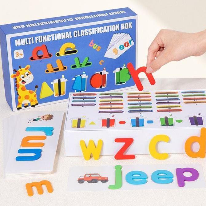 Jual Kidnedu Mainan Multi Functional Classification Box / Mainan Kotak ...