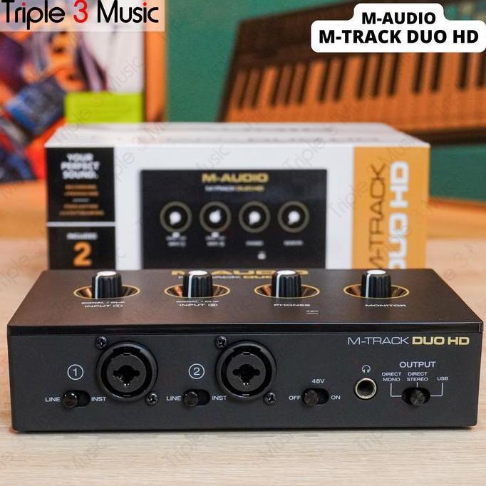 Jual M-AUDIO M-TRACK DUO HD 2 in 2 out audio interface USB C 192 khz ...