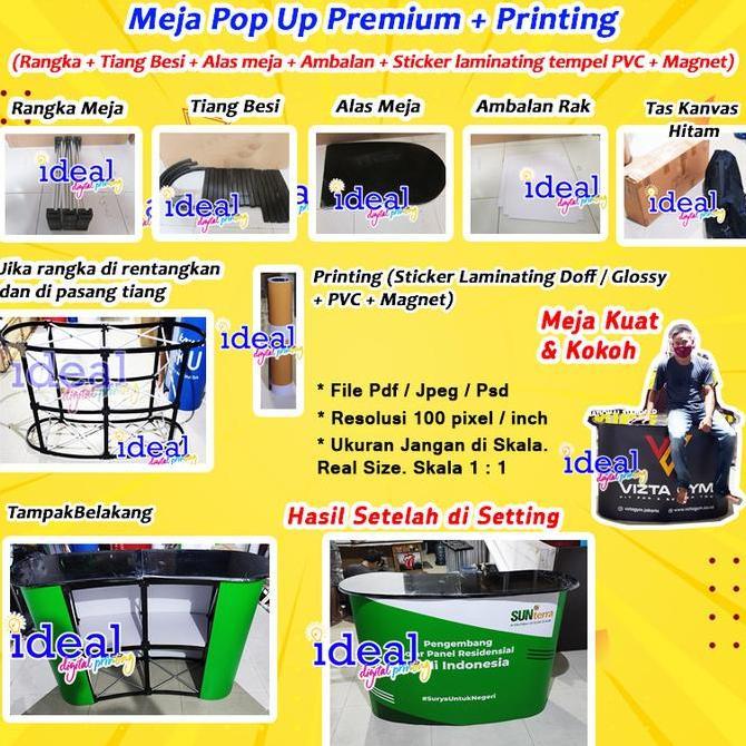 Jual Miliki Meja Pop Up Counter Meja Pameran Event Desk Spg Seminar ...