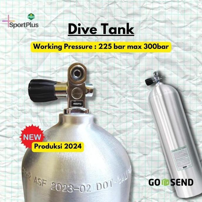 Jual Tabung Diving Selam Pcp Scuba Tank Alumunium 80 Cuft 11 Liter ...