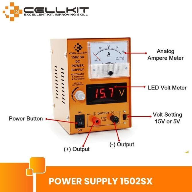Jual Diskon Cellkit Power Supply 1502Sx Analog & Digital Led Garansi 12 ...