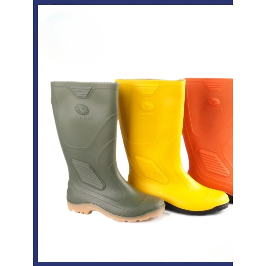 Jual AP Boots TERRA Orange, Kuning, Hijau [38-43] - Sepatu Boot PVC ...