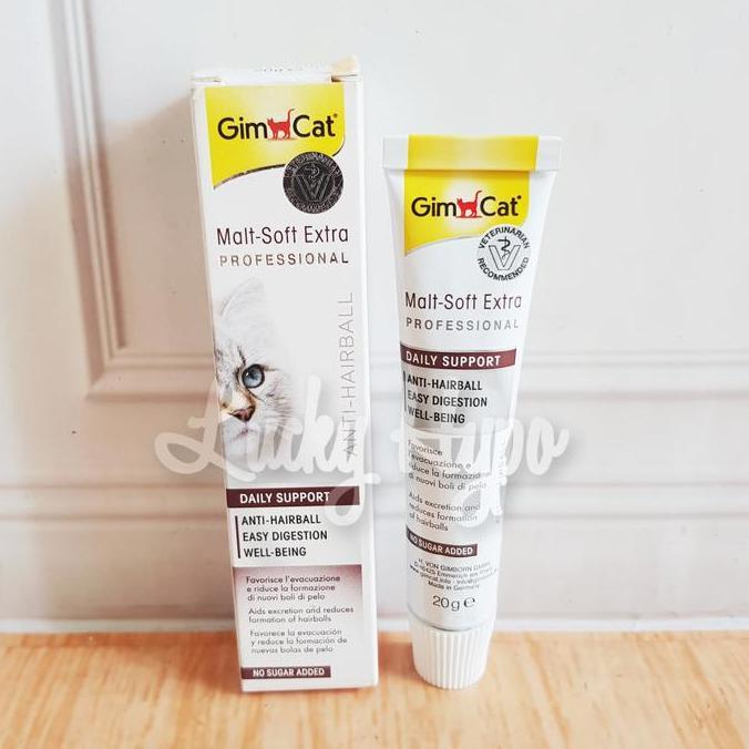 Jual Vitamin Kucing Gimcat Malt Soft Extra Professional Anti Hairball ...