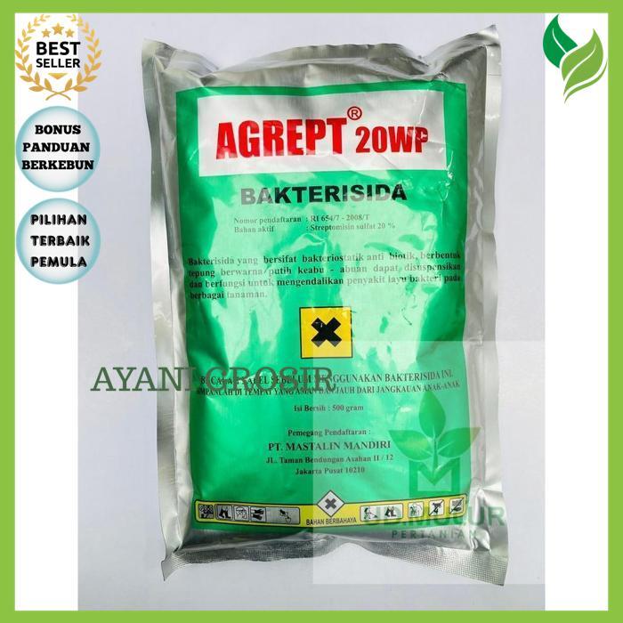 Jual BAKTERISIDA AKARISIDA AGREPT 20WP ISI KEMASAN 500GR DARI MASTALIN ...