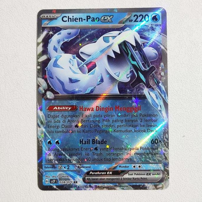 Jual Chien-Pao ex RR 028/071 SV2P - Kartu Pokemon Indonesia RESTOCK | Shopee Indonesia