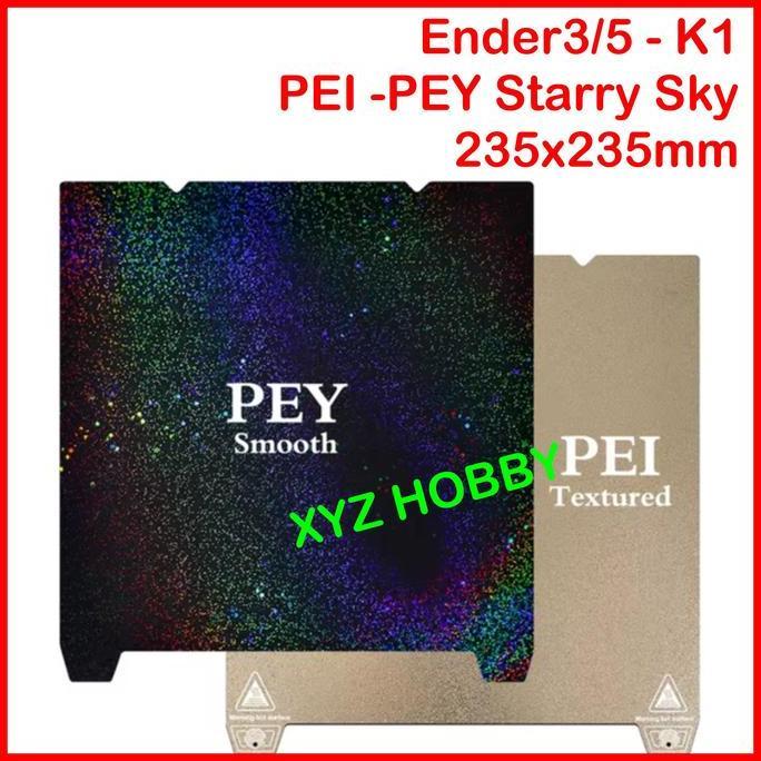 Jual PEI-PEY 235mm K1 Starry Sky Smooth Magnetic Spring Steel Sheet ...