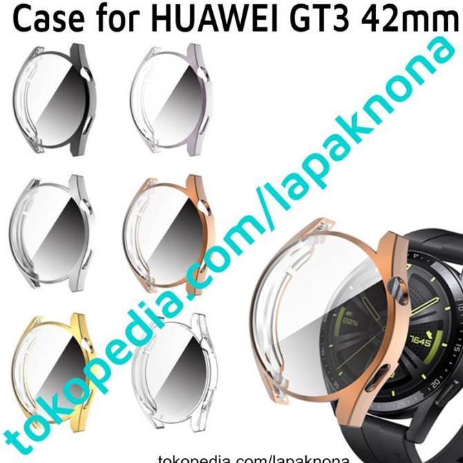 Jual Case Full Cover Huawei GT3 42mm TPU Bumper Soft Watch Casing ...