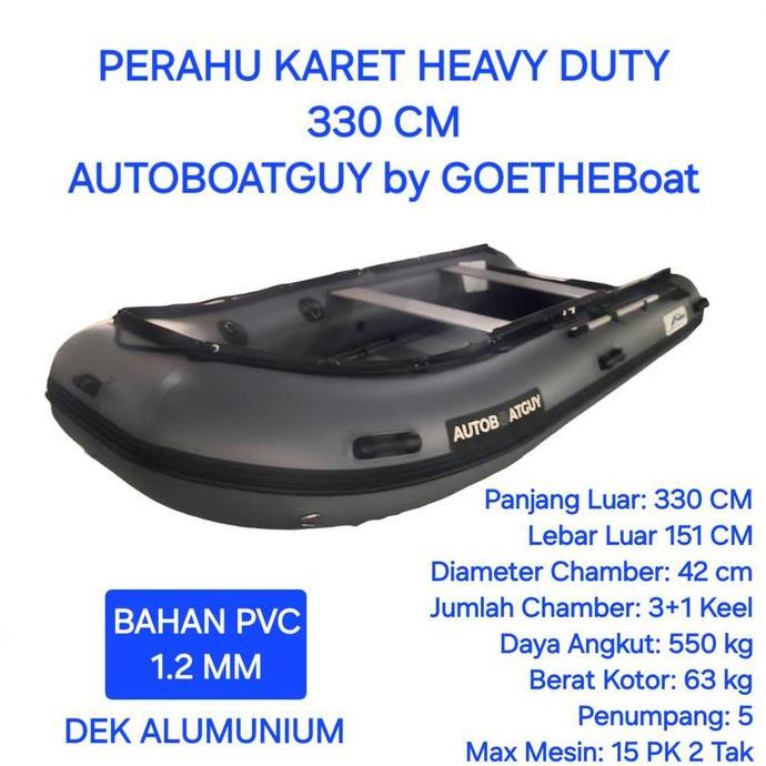 Jual Perahu Karet ( Rubber Boat ) Mancing / Rescue Heavy Duty PVC LCR ...