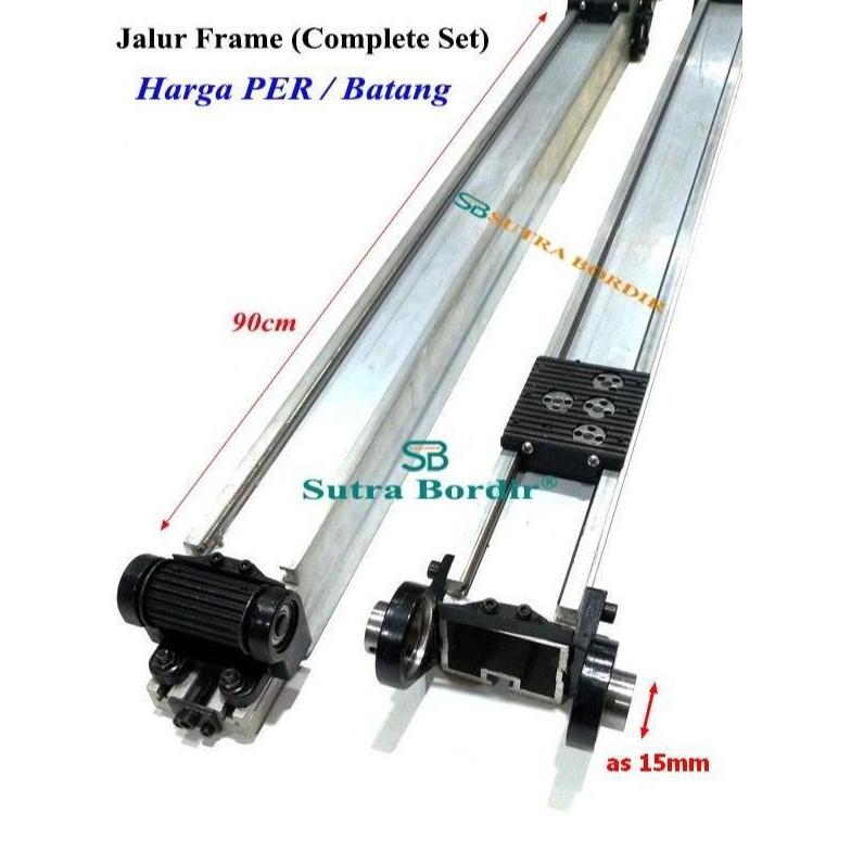 Jual NEW Frame 90cm as 15mm frame tengah as 15mm mesin bordir komputer ...