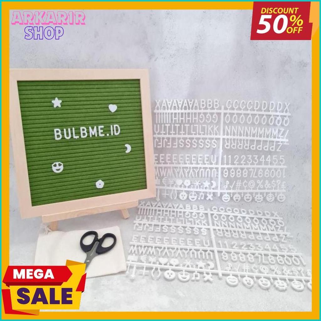 Jual Cusss Serbu! [Army] Papan Nama Bayi Felt Letter Board Babyborn ...