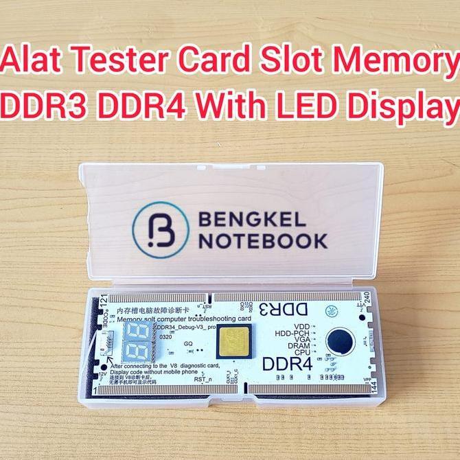 Jual Alat Tester Test Card Slot Memory RAM DDR3 DDR4 SODIMM Motherboard ...