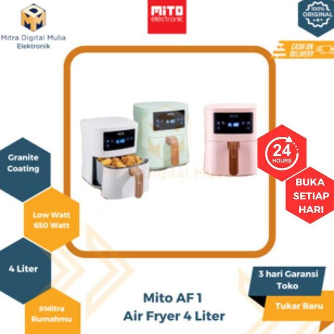 Jual Mito AF 1 Digital AirFryer 4 Liter Low Watt | Shopee Indonesia