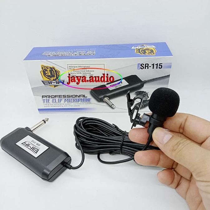 Jual Bma Mic Jepit/ Clip On Sr-115 Microphone Kancing Mik Imam Masjid ...