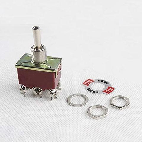 Jual TOGGLE SWITCH PANEL ON-OFF-ON 6 PIN 15A 250VAC BESAR SAKLAR TOGLE ...