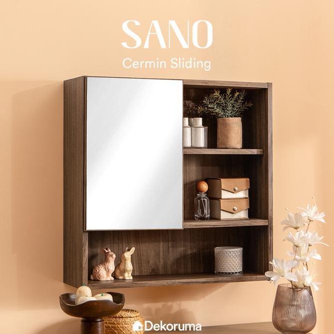 Jual Dekoruma SANO Cermin Sliding dengan Storage / Cermin Gantung Kamar ...