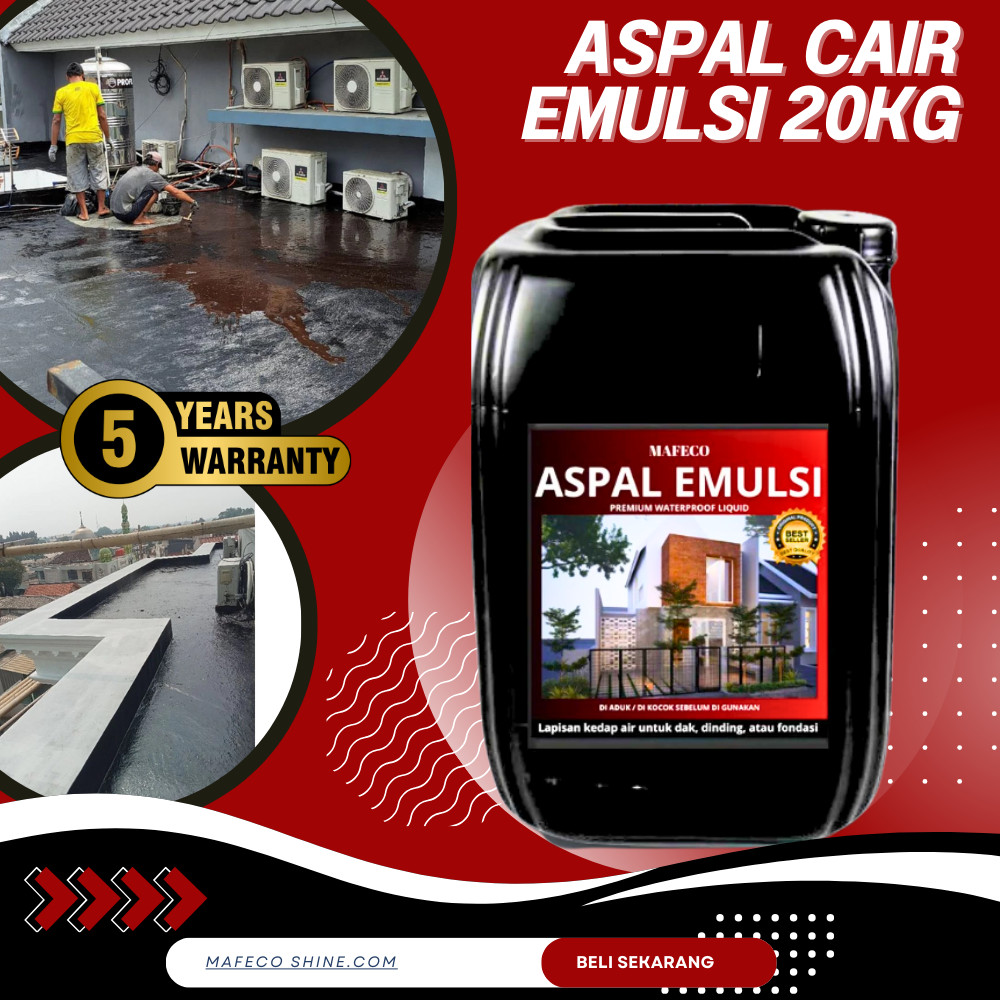 Jual Aspal Cair emulsi 20kg Solusi Tuntas Anti Rembes, Bocor Tahan ...