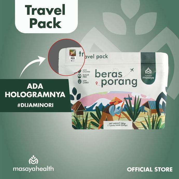 Jual Travel Pack MASAYA BERAS PORANG - shirataki konjac healthy food ...