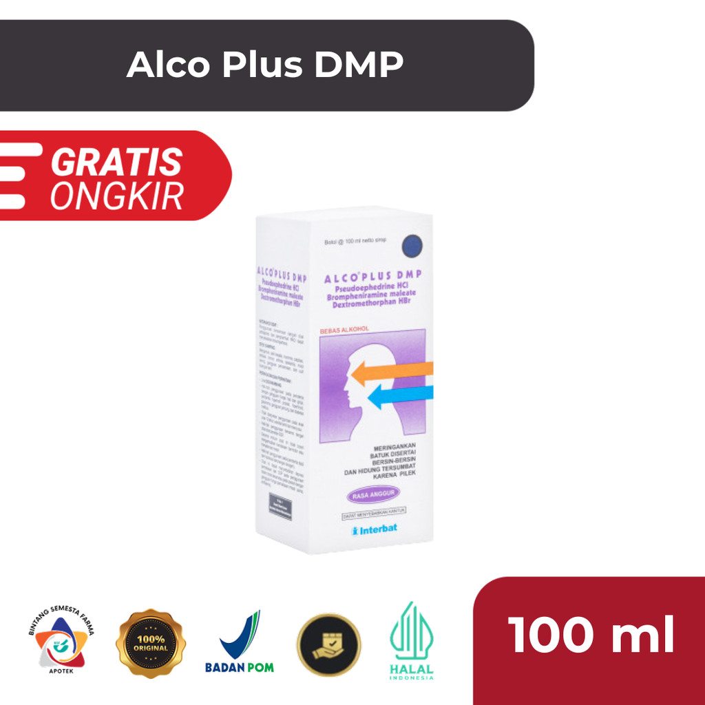 Jual ALCO PLUS DMP SYRUP 100 ML | Shopee Indonesia