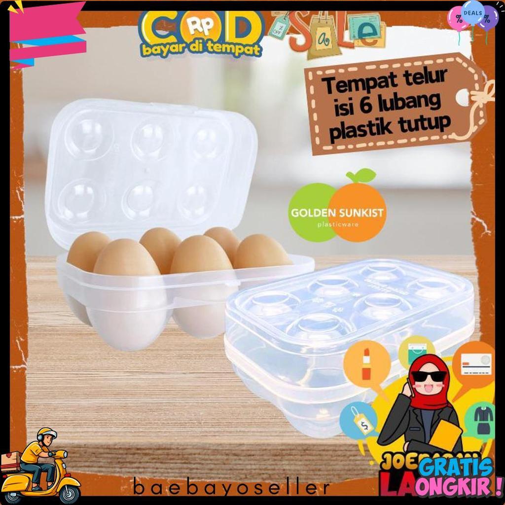 Jual (Joeragan Lapak) Kotak Telur - Box Tempat Wadah Telur Isi 6 Lubang ...