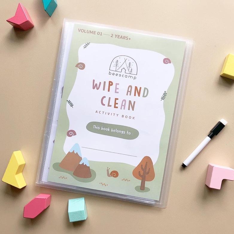 Jual VOL 1 - wipe and clean activity book ( untuk 2 tahun+ / preschool ...
