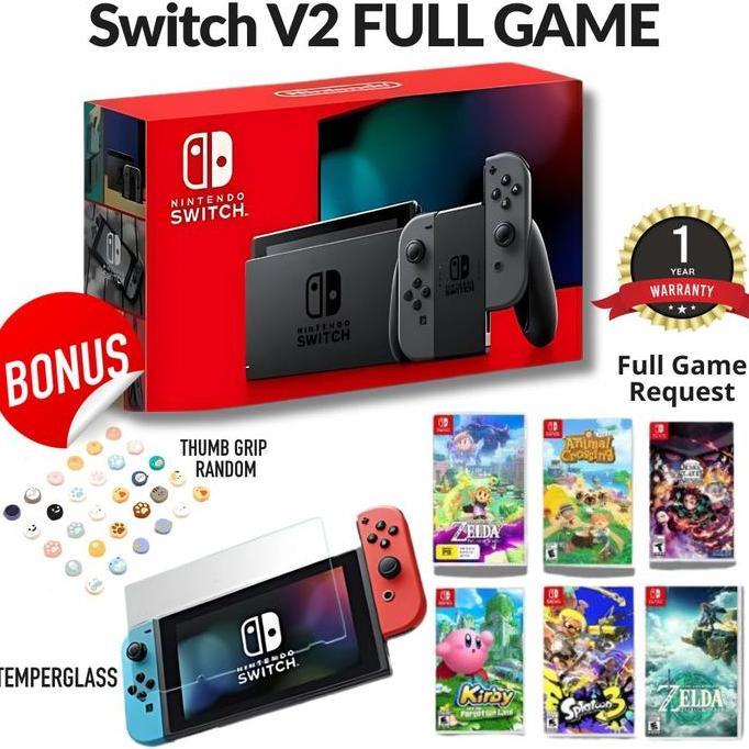 Jual Nintendo Switch V2 New Model CFW Full Game | Shopee Indonesia