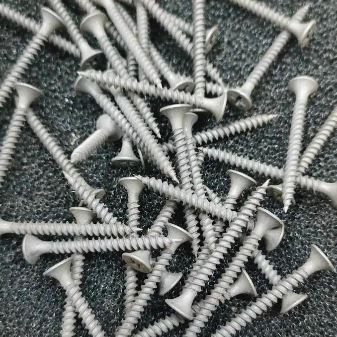 Jual Baut Skrup Tajam baut Skrup Gipsun Baut Lancip Baut kasar Hitam ...