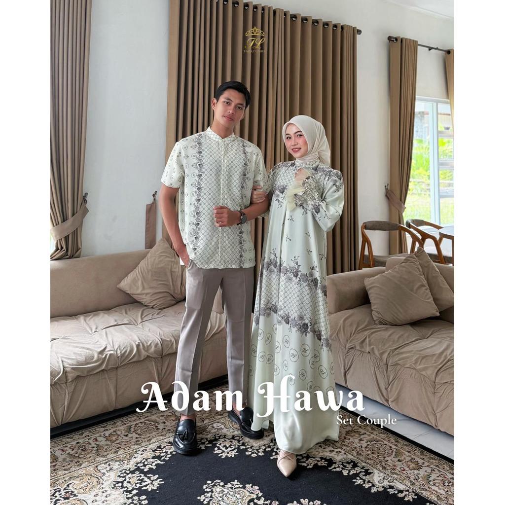 Jual Faraz Label - ADAM HAWA COUPLE SET RAYA Pakaian Muslim Wanita ...